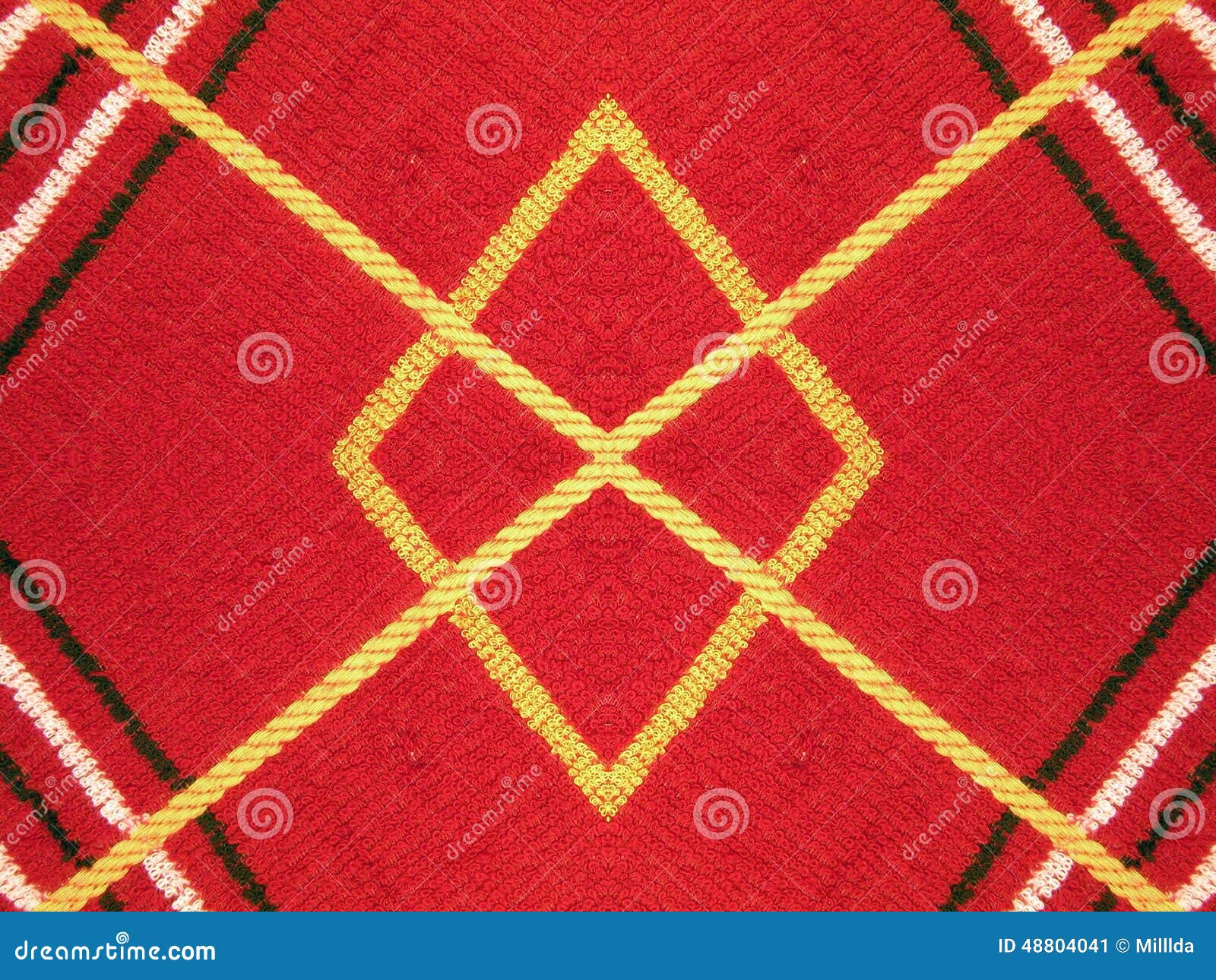 Red loop fabric stock image. Image of cotton, pattern - 48804041