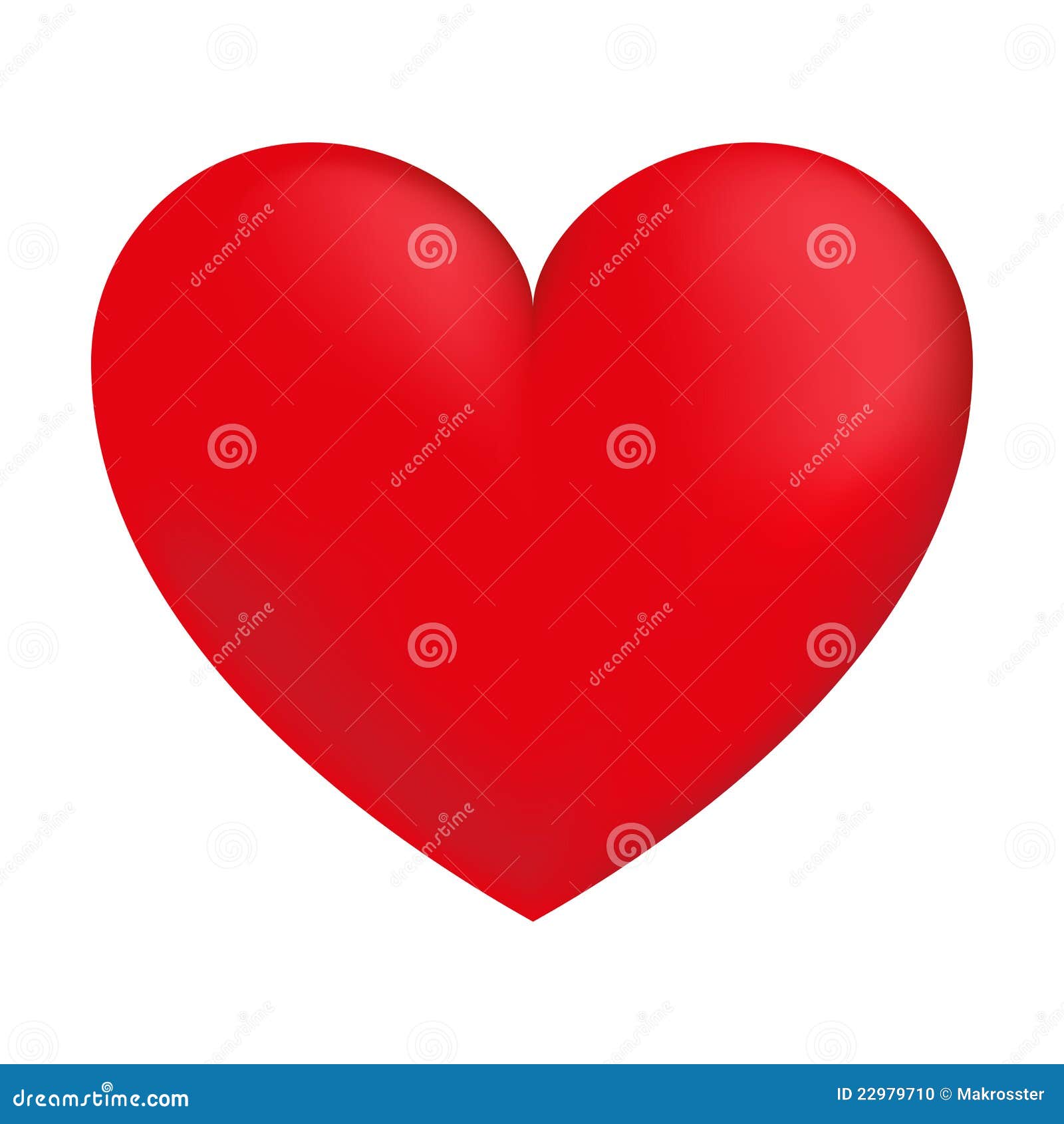 Red Love Heart stock vector. Illustration of lover, shades - 22979710