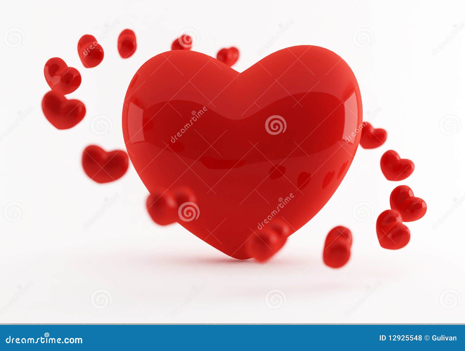 Red love heart sign stock illustration. Illustration of symbol - 12925548
