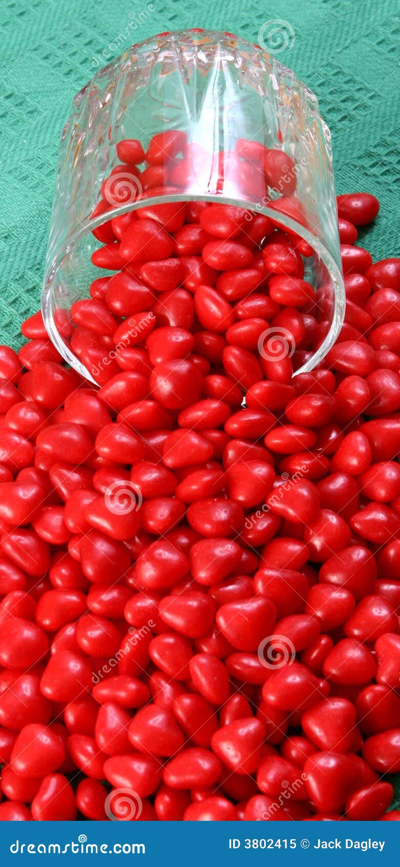 Red Love Heart Sweets or Candy Stock Image - Image of appetising ...