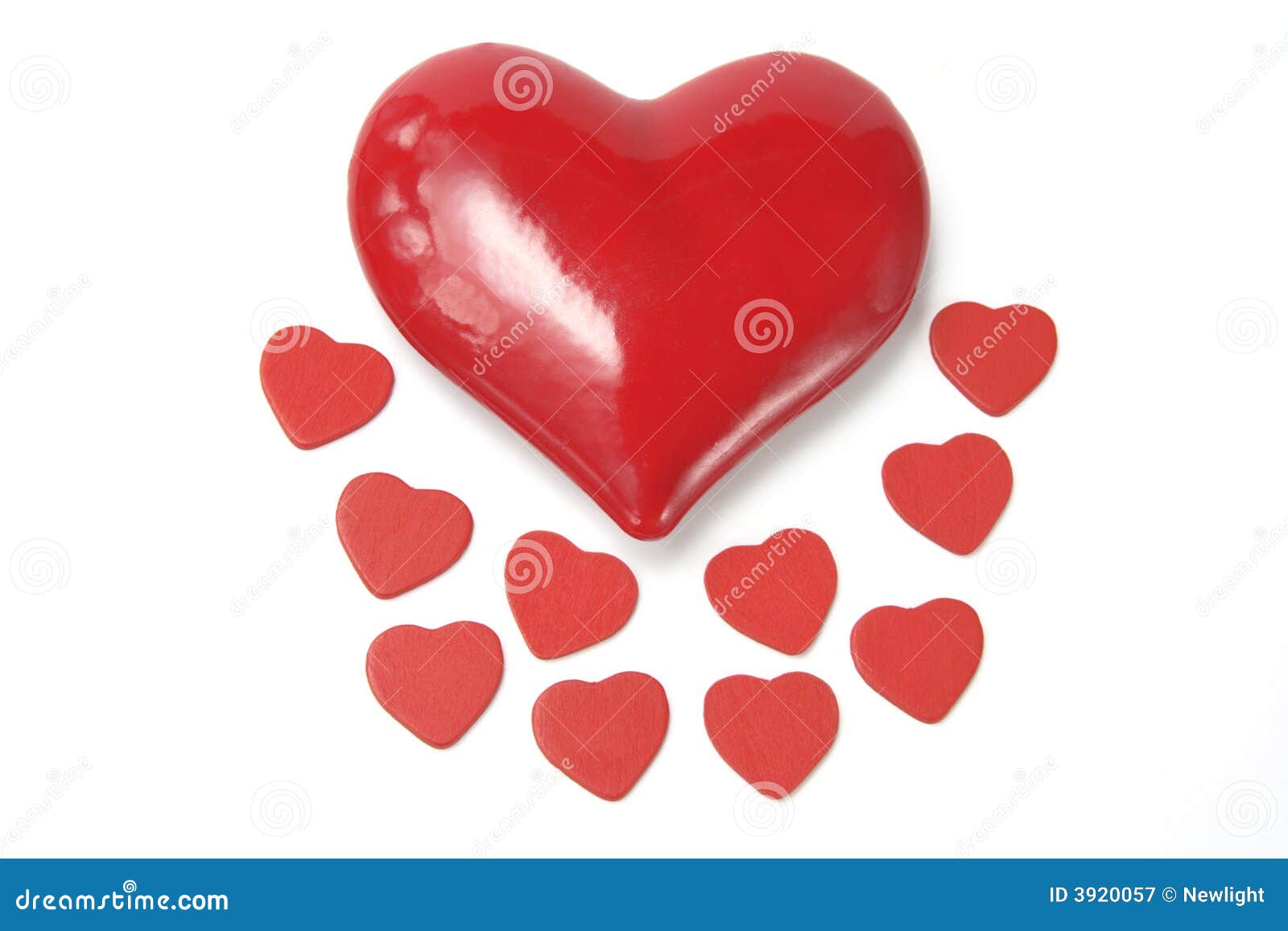 Red Love Hearts stock image. Image of white, symbol, hearts - 3920057