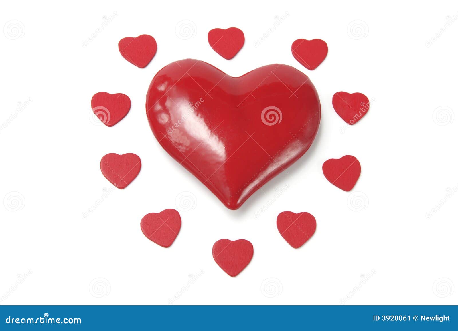 Red Love Hearts stock image. Image of emotion, valentine - 3920061