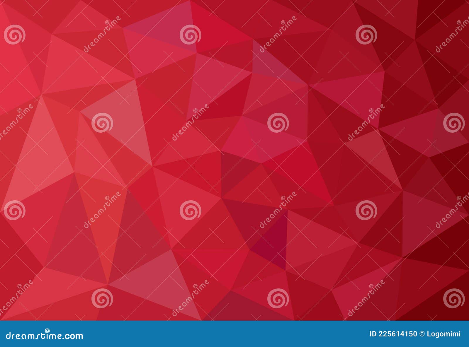 Red Low Poly Gradient Background, Abstract Gradient Triangle ...