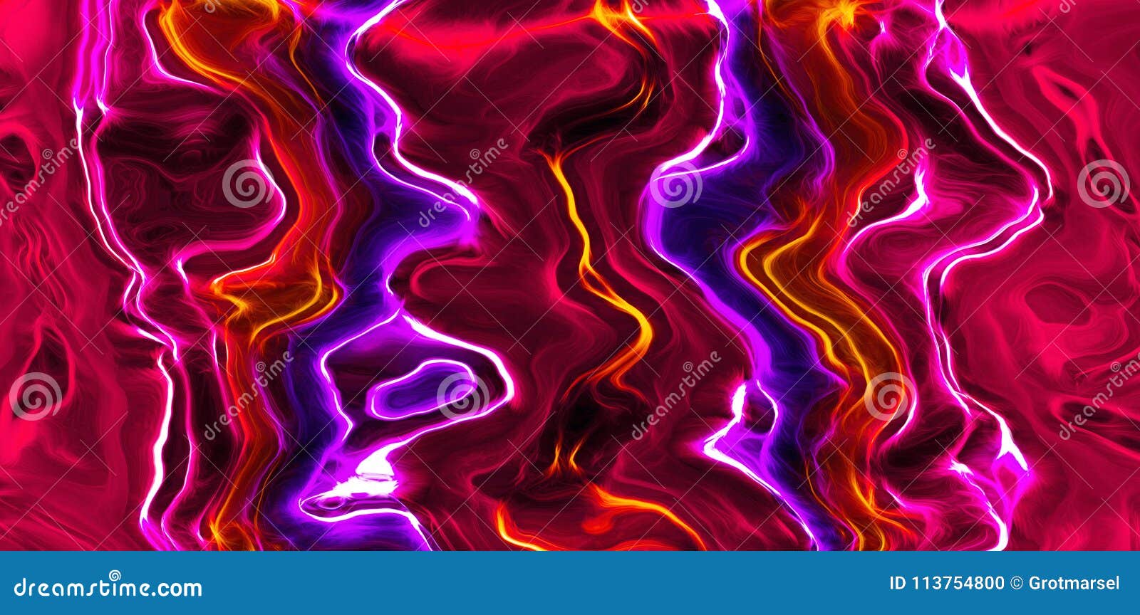 Red Luminous, Smoky and Glowing Abstract Background. Stock Illustration ...