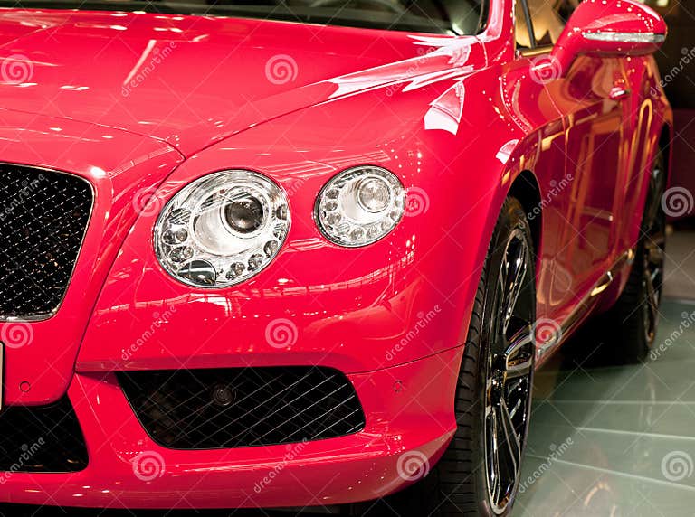 Red luxury car stock photo. Image of seat, park, sport - 25607954