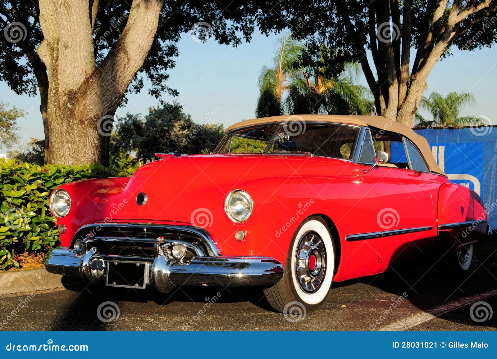 Red Luxury Car Front Left Side Stock Image - Image of relic, colored ...