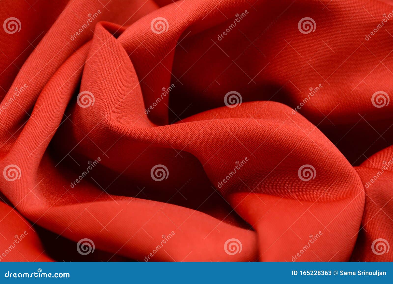 Red luxury fabric texture. stock image. Image of flowing - 165228363