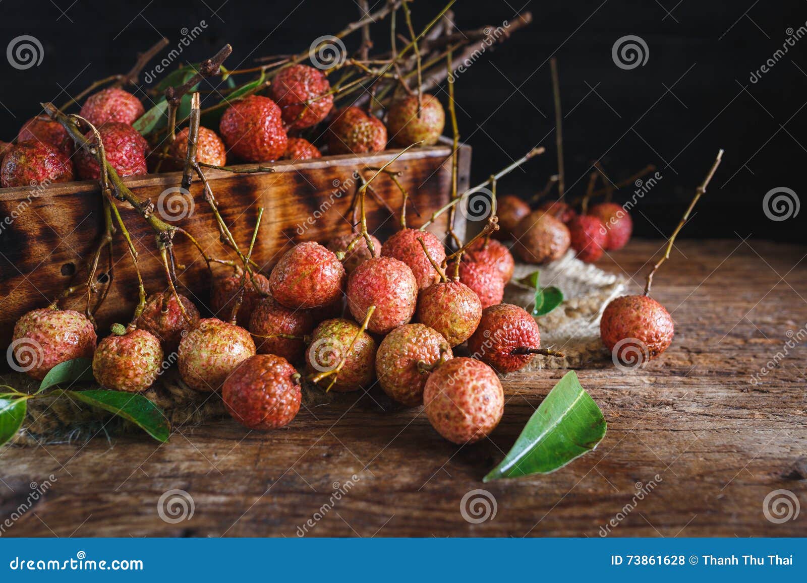 Red Lychees stock photo. Image of diet, sweet, nutrition - 73861628