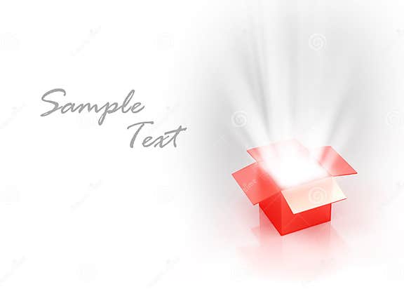 Red magic box stock illustration. Illustration of color - 19194053