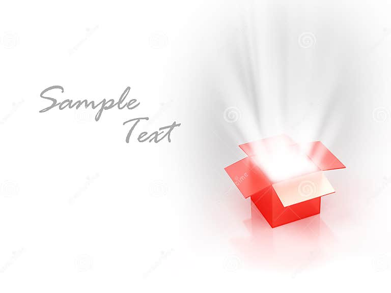 Red magic box stock illustration. Illustration of color - 19194053