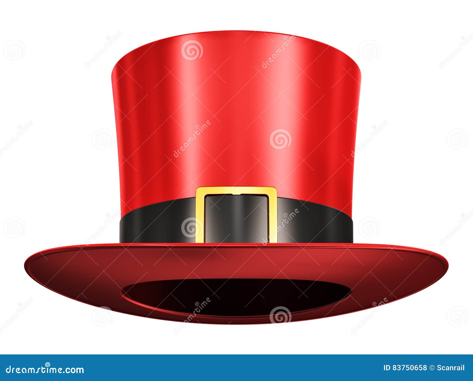 Red magic hat stock illustration. Illustration of antique - 83750658