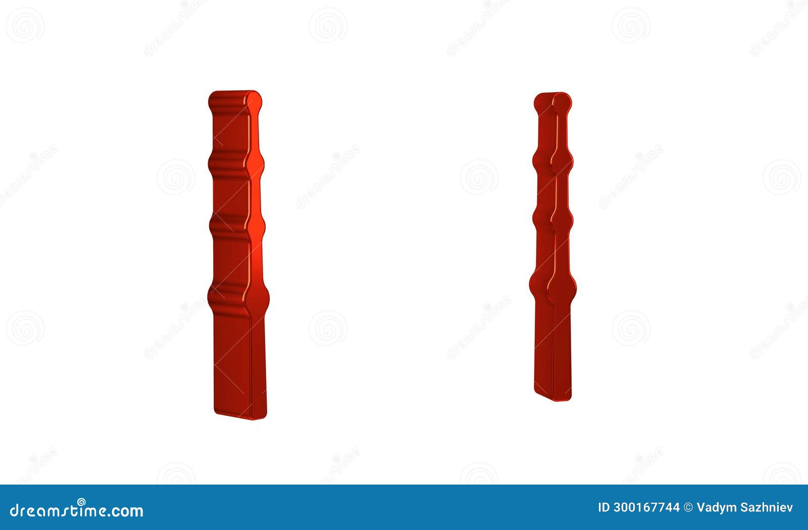 Red Magic Wand Icon Isolated on Transparent Background. Star Shape ...