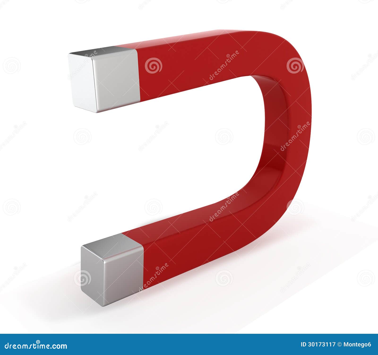 Red magnet stock illustration. Illustration of pull, attraction - 30173117