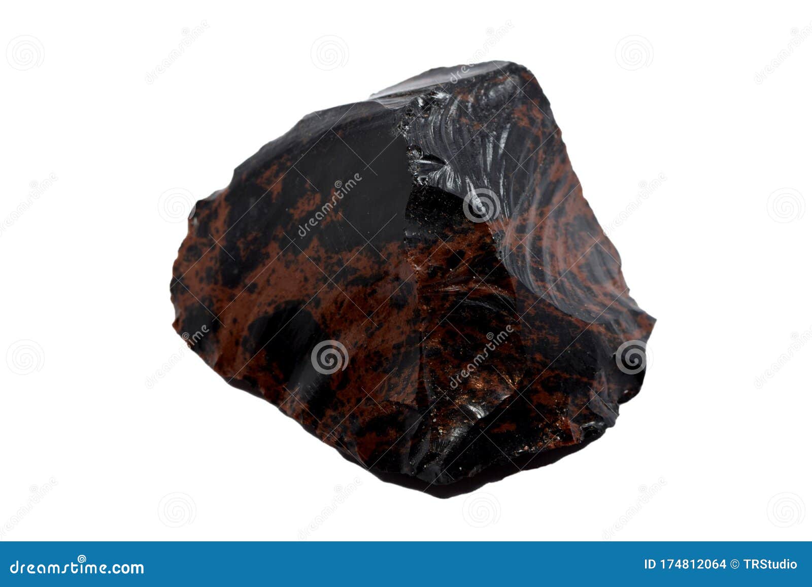 Red Obsidian Rock