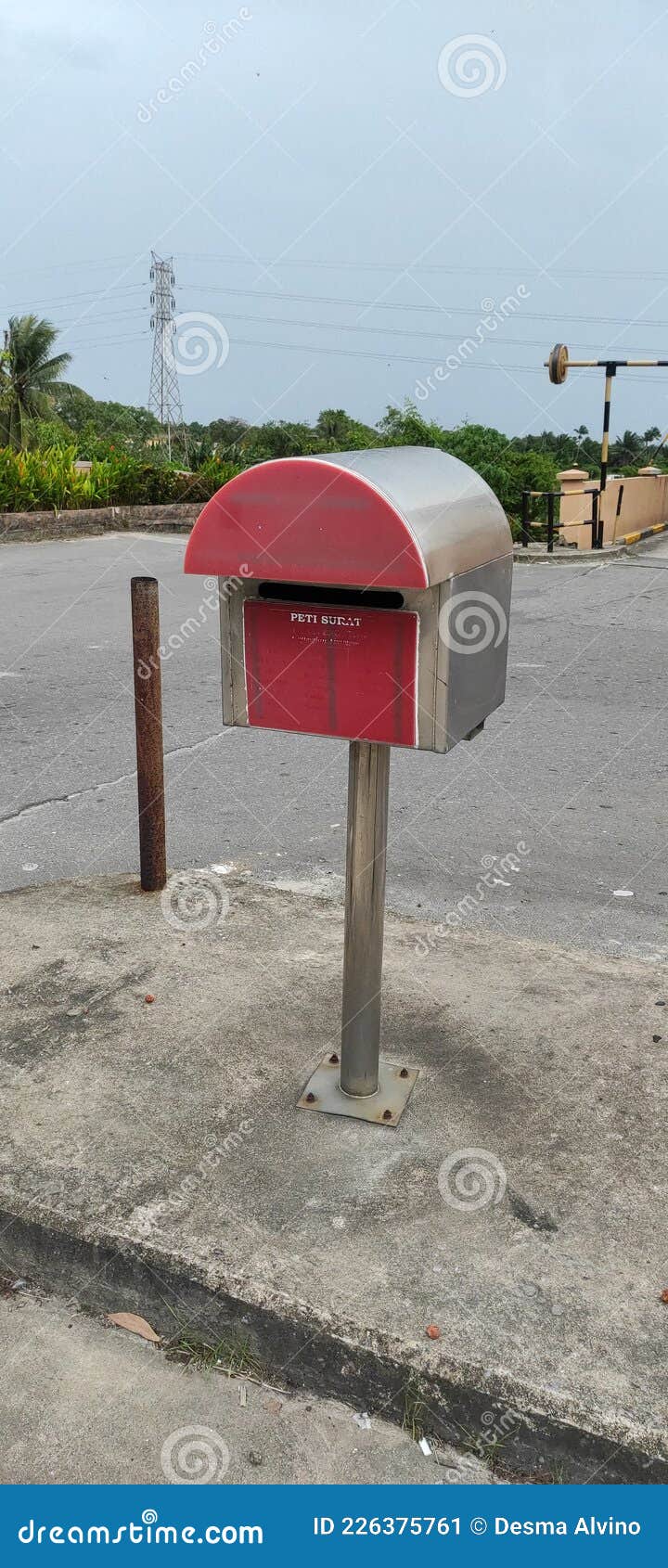 The Red Mail Box Stand Alone Stock Image - Image of mail, alone: 226375761
