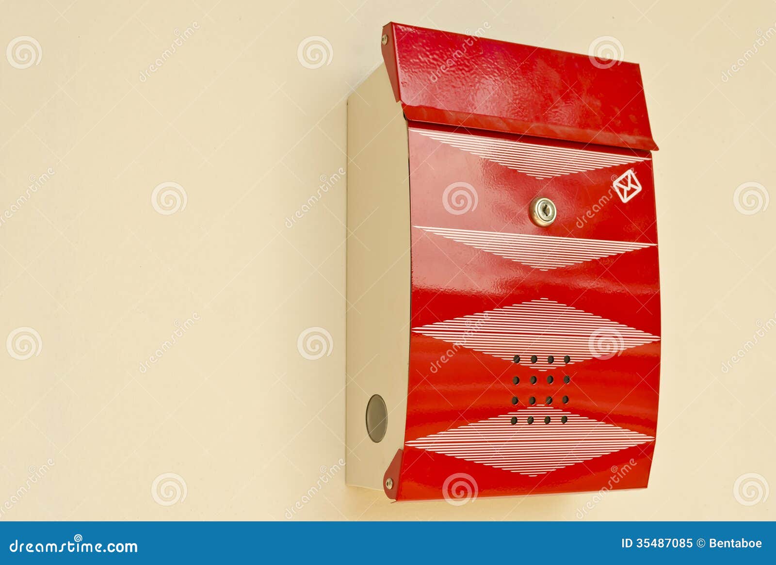 Red mail box stock image. Image of postage, factor, package - 35487085