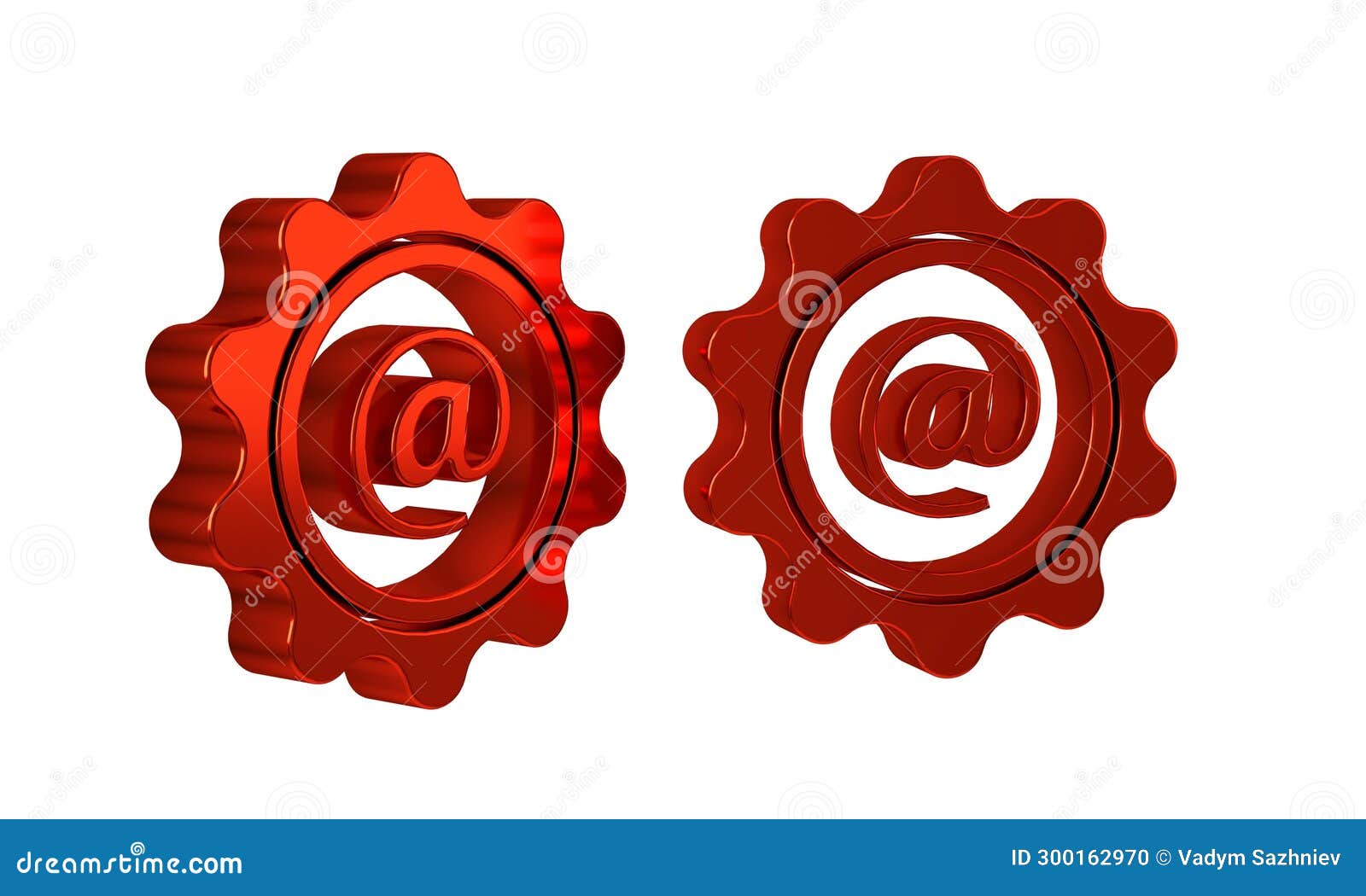 Red Mail and E-mail Icon Isolated on Transparent Background. Envelope ...