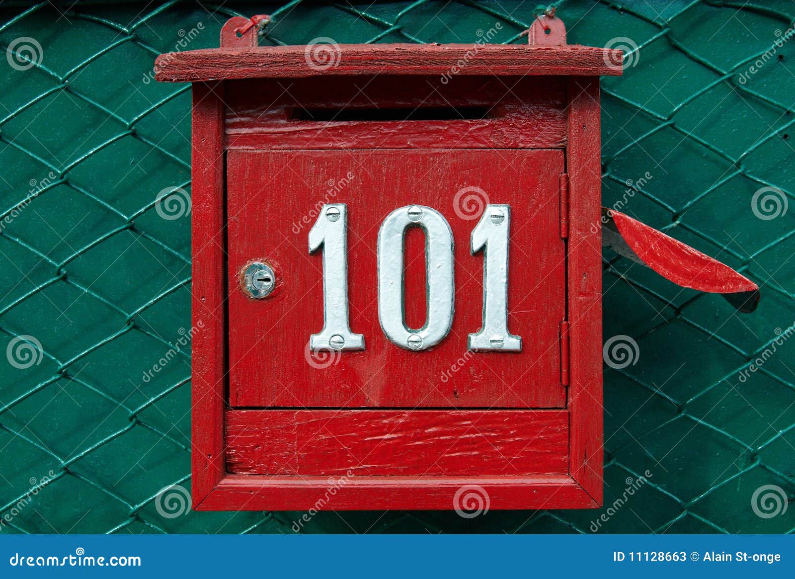 Red mailbox stock image. Image of mailbox, communicate - 11128663