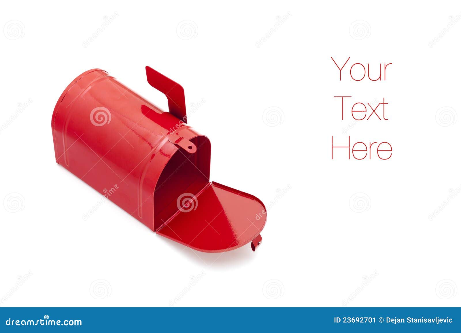 Red mailbox stock image. Image of shipment, post, mail - 23692701