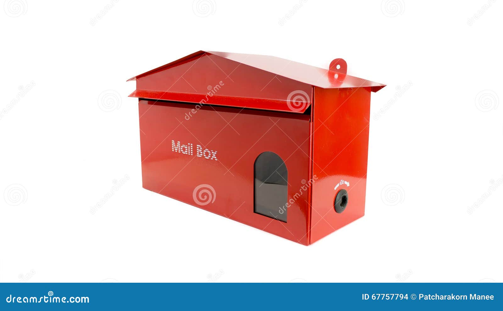 Red mailbox stock photo. Image of view, postal, mail - 67757794