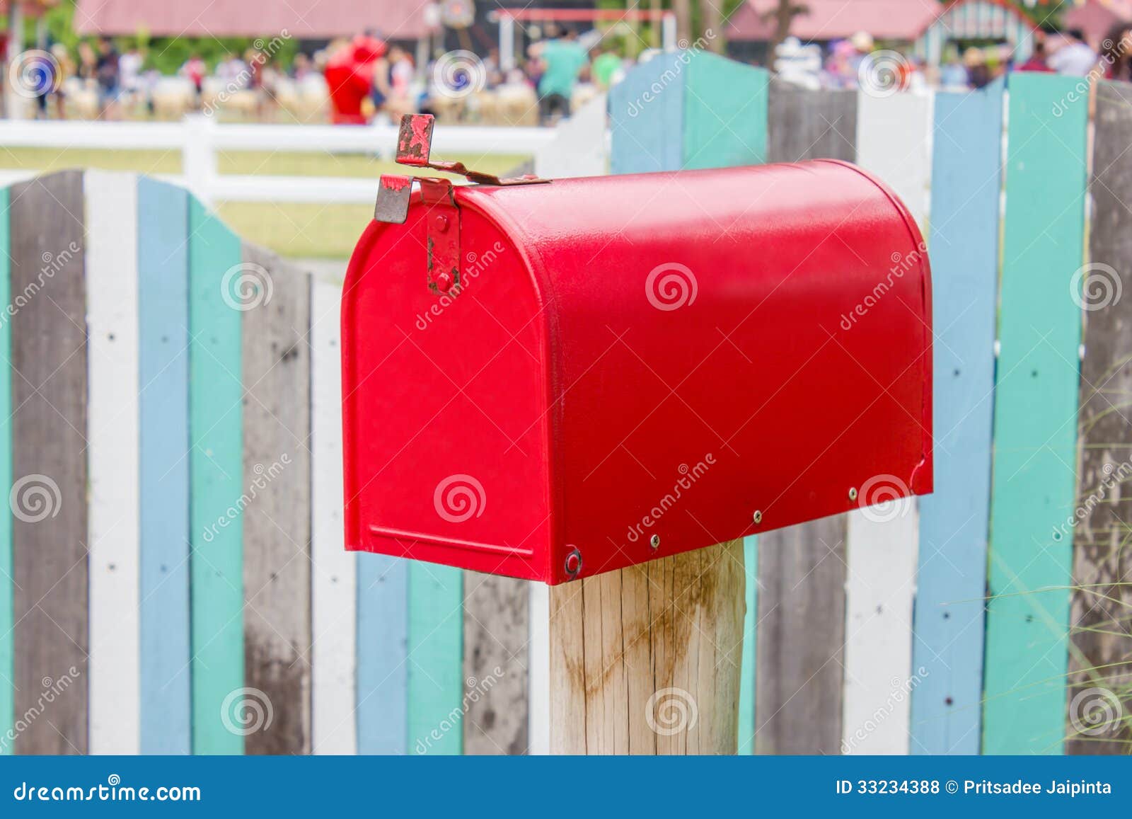 Red mailbox stock photo. Image of deliver, isolated, envelope - 33234388