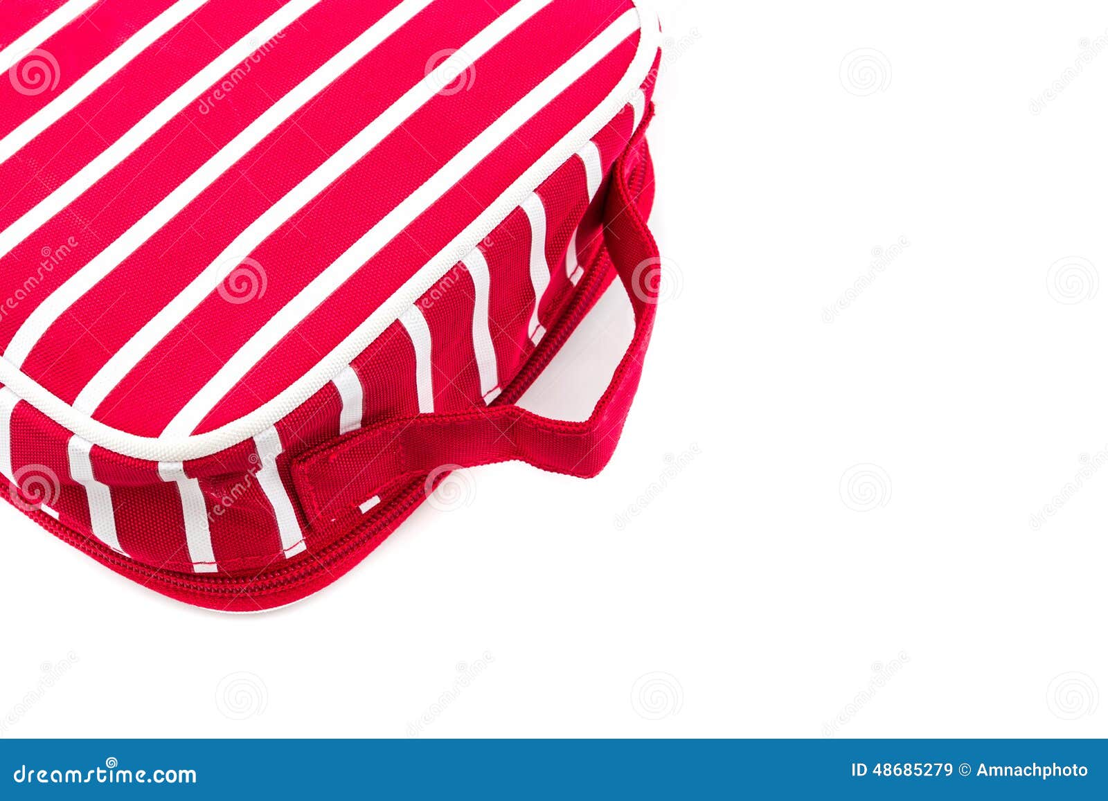 Red makeup bag, accessory. stock image. Image of lipstick - 48685279