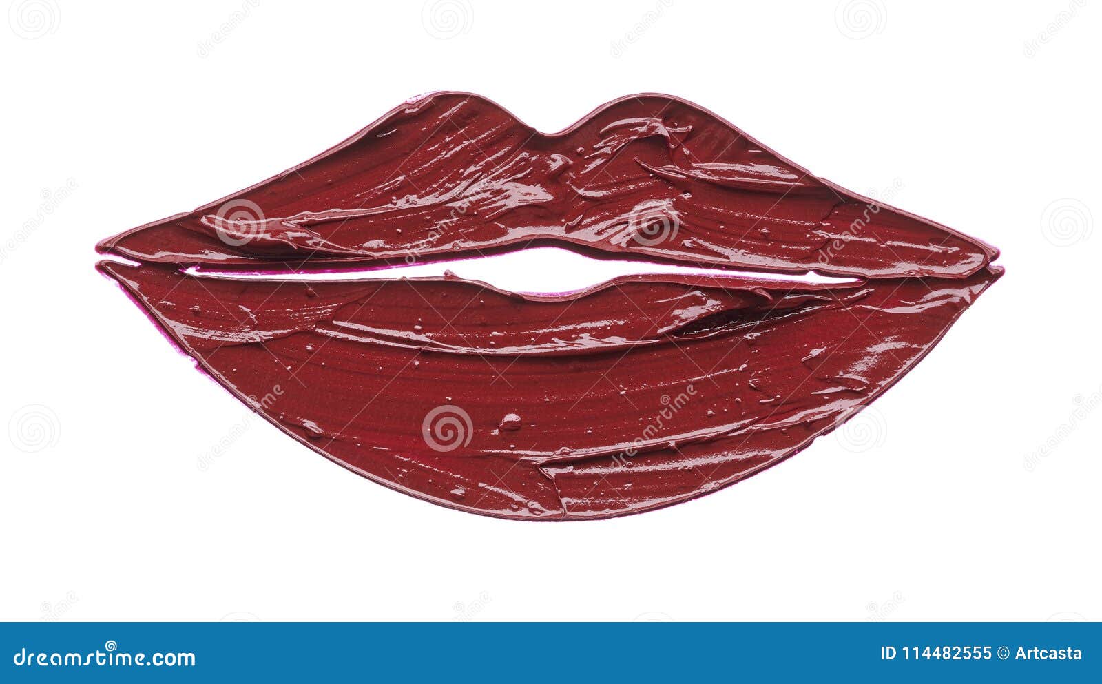 Texture of Broken Red Lipstick Stock Image - Image of isolated ...
