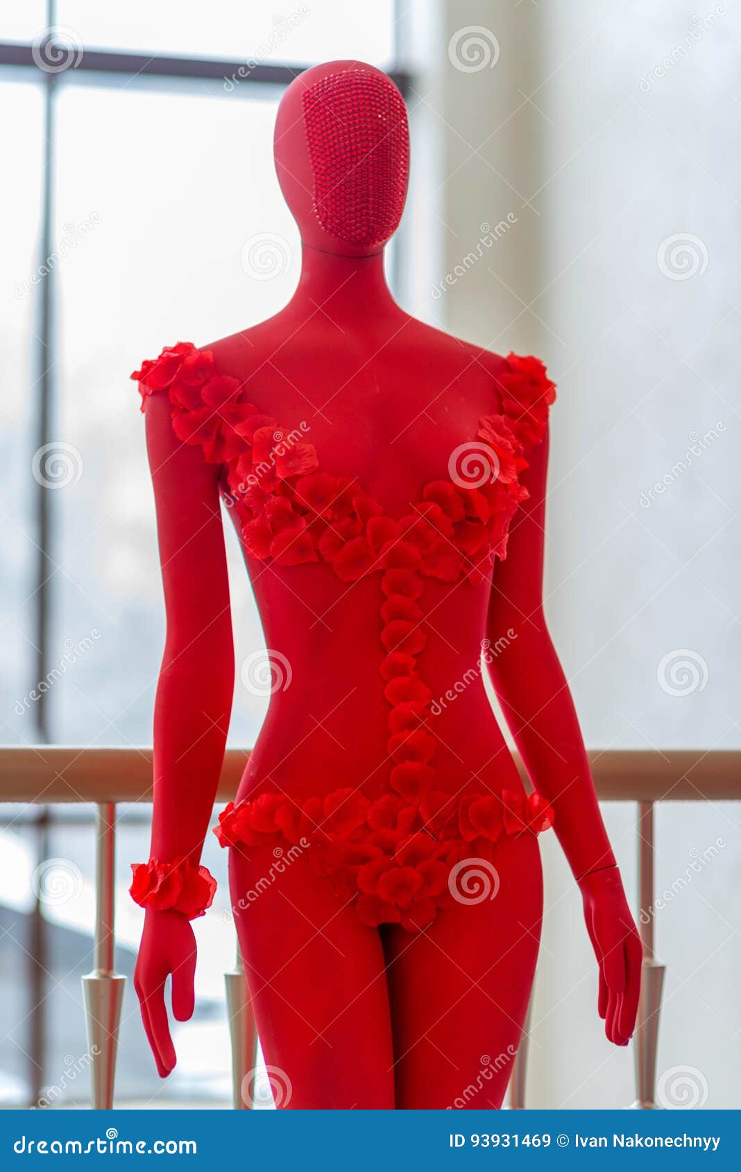 Red mannequin stock image. Image of dressmaker, clothing - 93931469