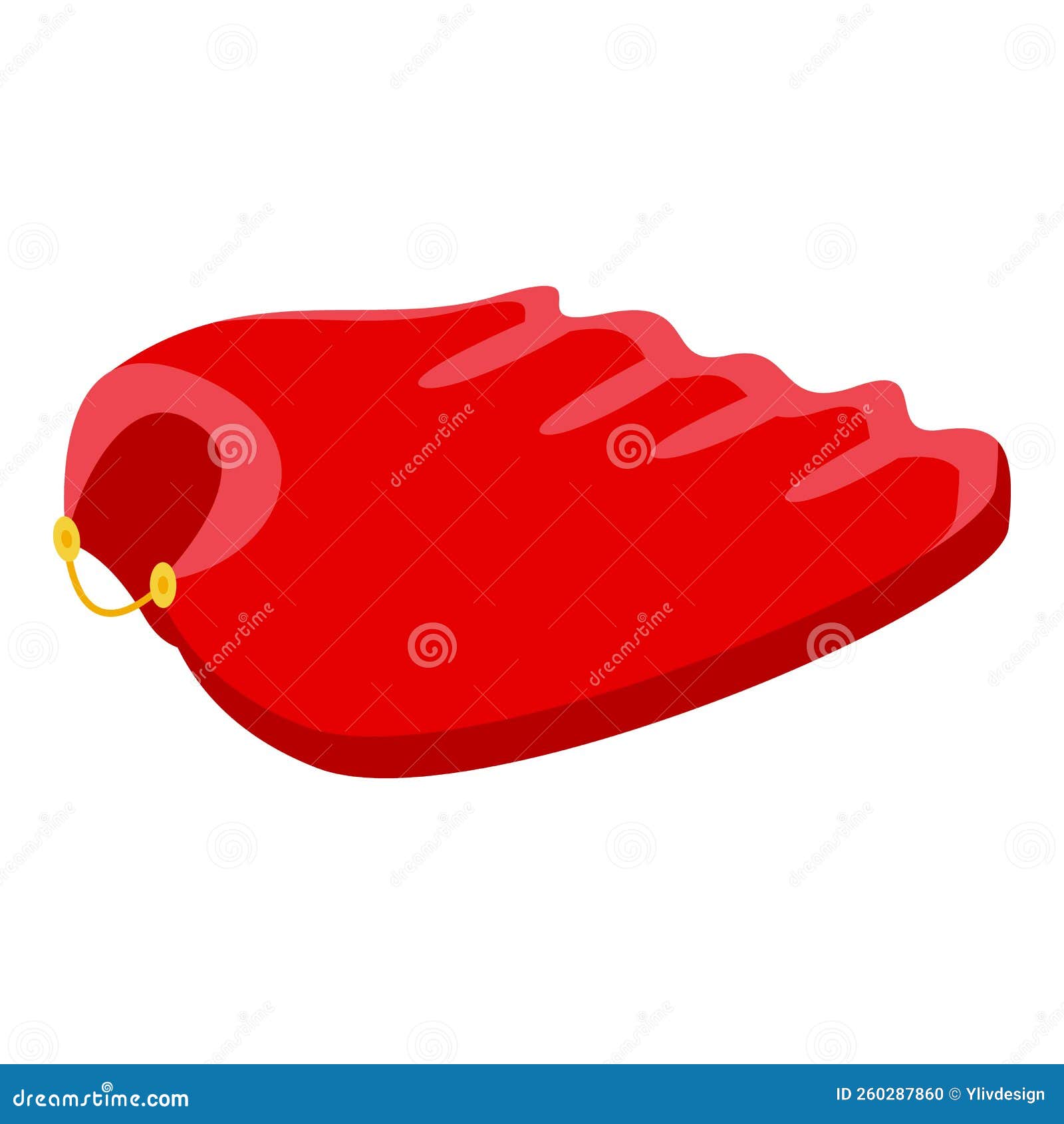 Red Mantle Icon Isometric Vector. Cloak Cape Stock Vector ...