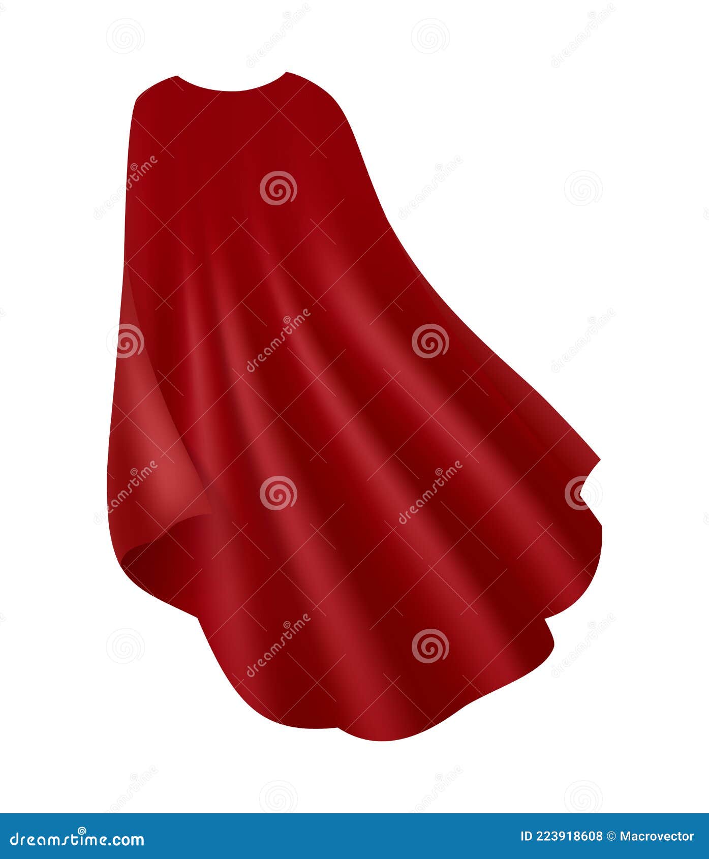 Red Mantle Illustration stock vector. Illustration of fantasy - 223918608