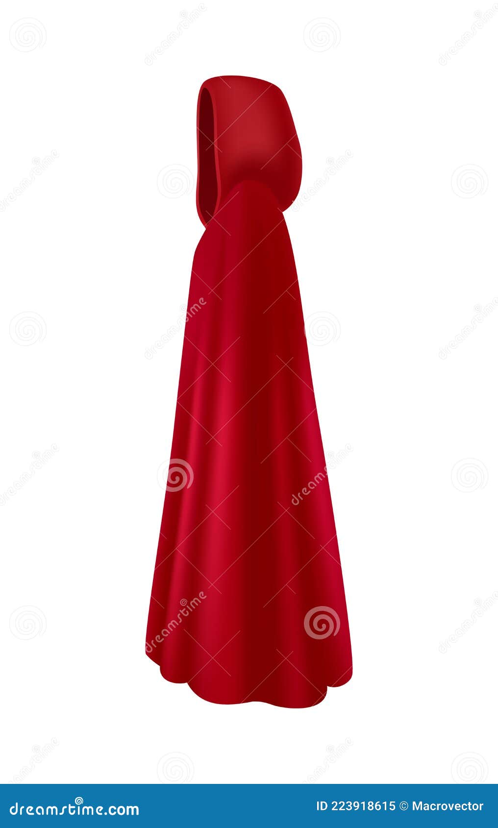 Red Mantle Illustration Cartoon Vector | CartoonDealer.com #223912349