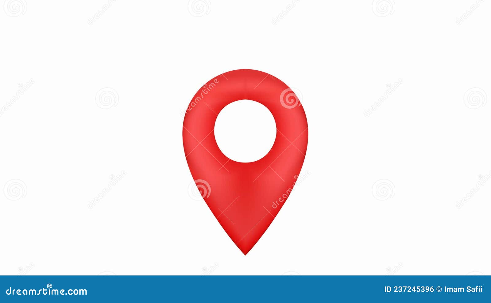 Red map marker icon stock footage. Video of isolated - 237245396