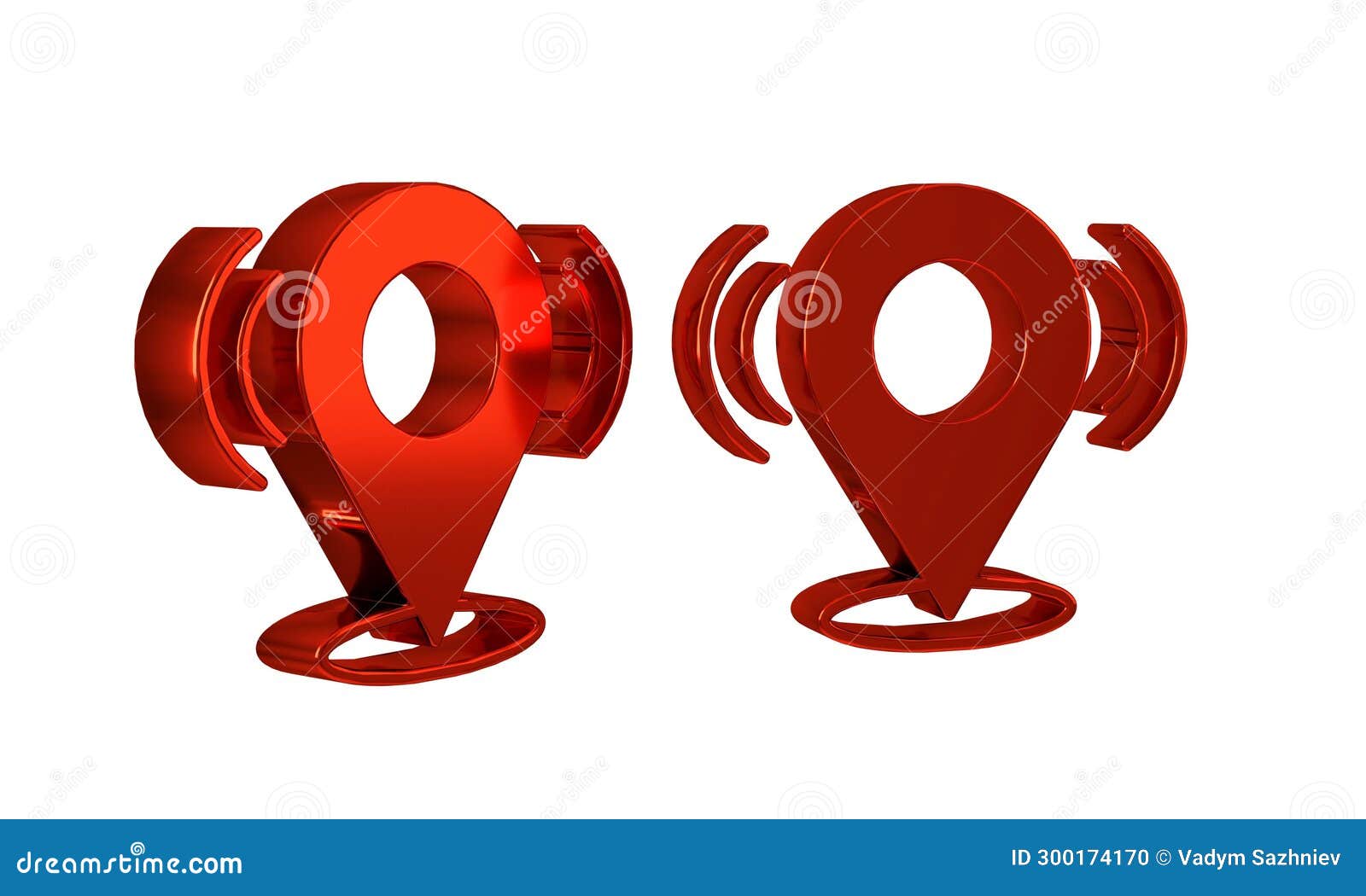 Red Map Pin Icon Isolated on Transparent Background. Navigation ...