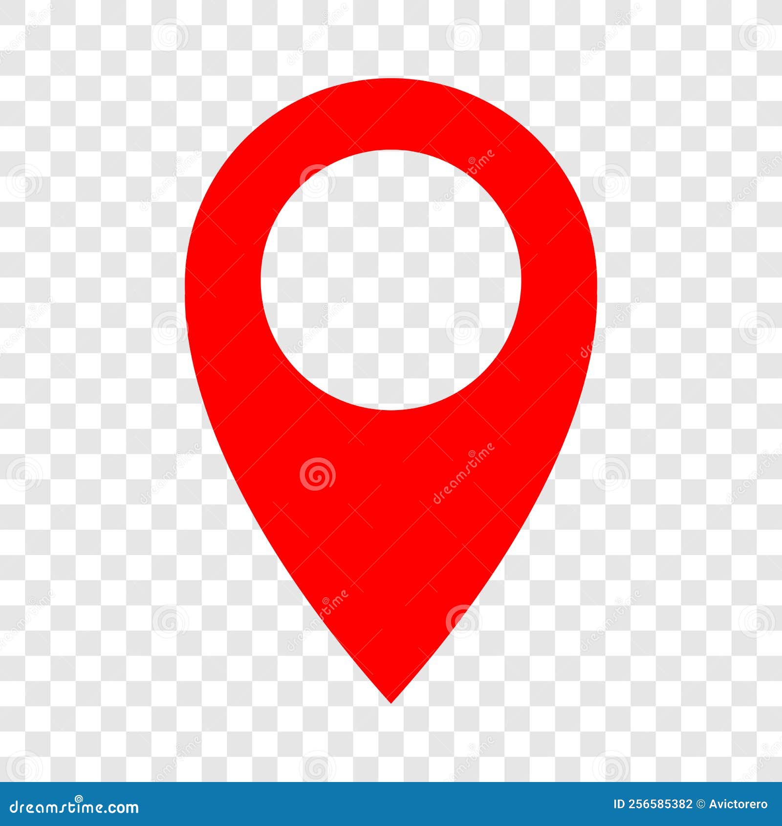 Red Map Pin Icon. Location Pin Symbol Stock Vector - Illustration of ...