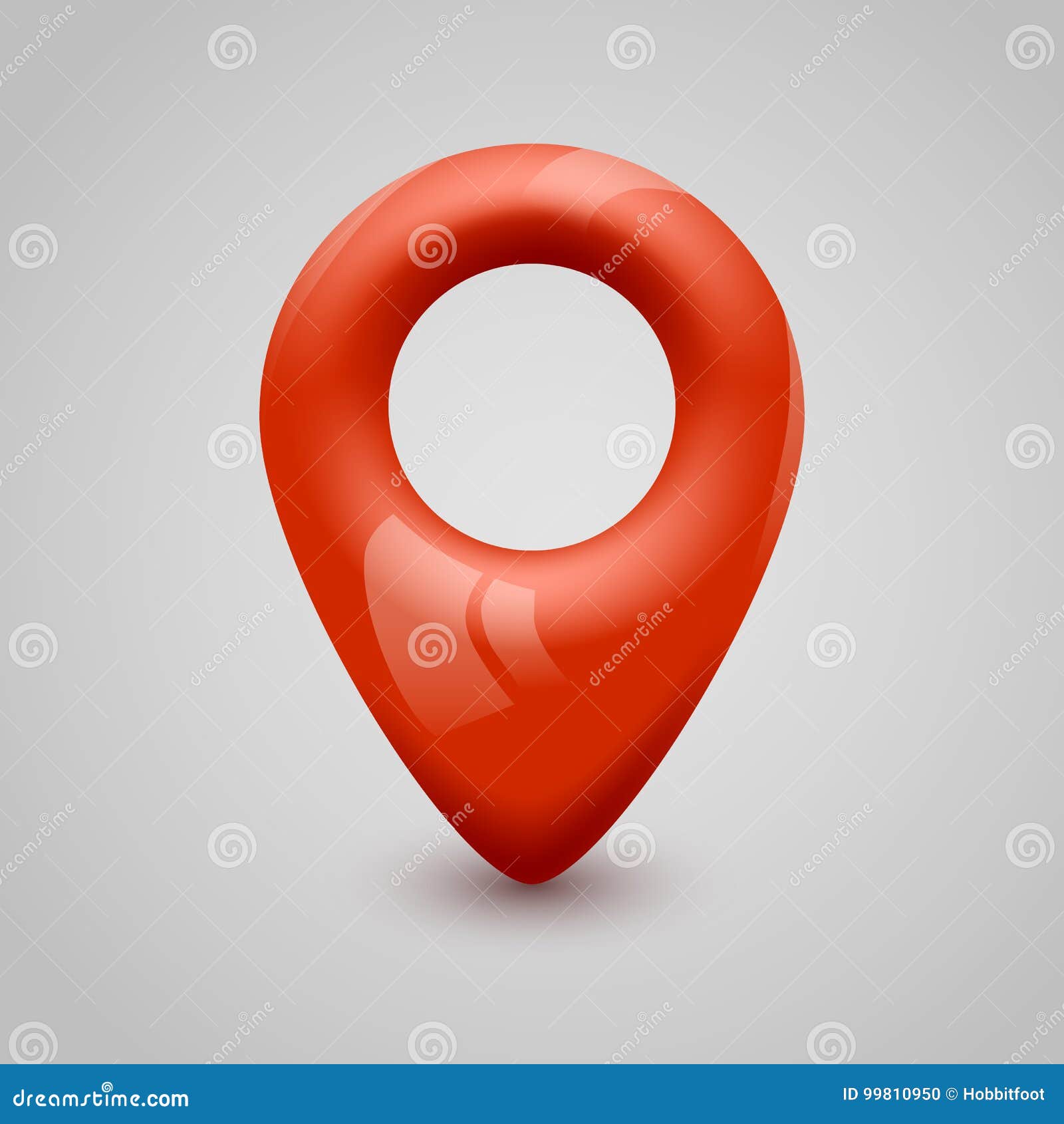 Red Map Pin Pointer. Modern Design Stock Vector - Illustration of ...