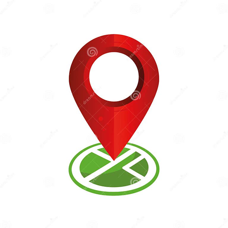 Red Map Pointer, Map Pin 3D Stock Illustration - Illustration of vector ...