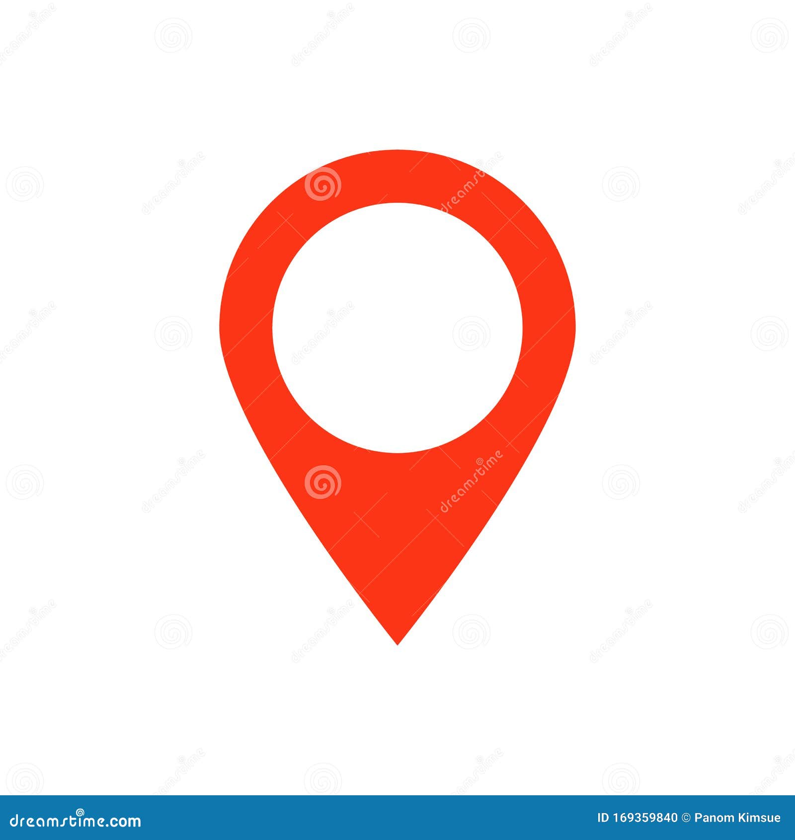 Red Map Pointer Vector Icon Marker Location Gps Location Symbol Navigation For Your Web Site