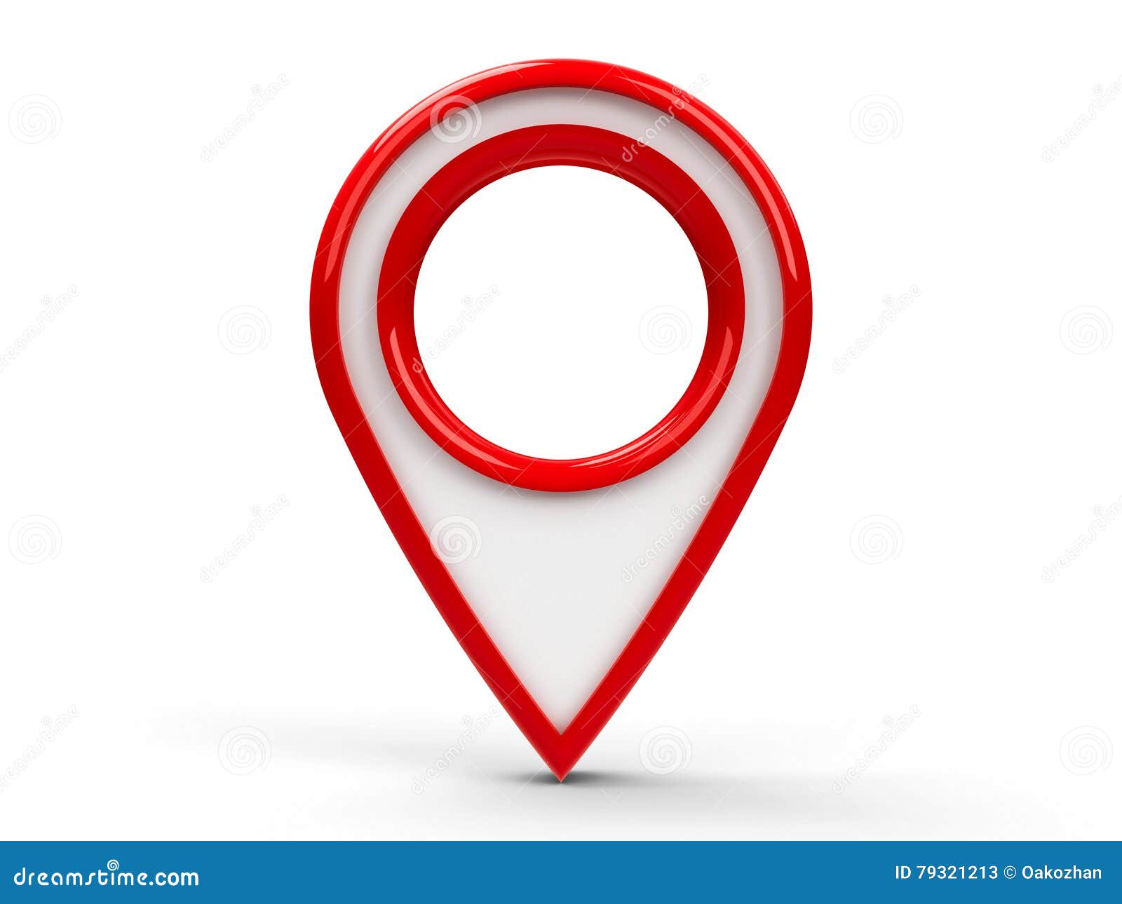 Red map pointer 2 stock illustration. Illustration of marker - 79321213