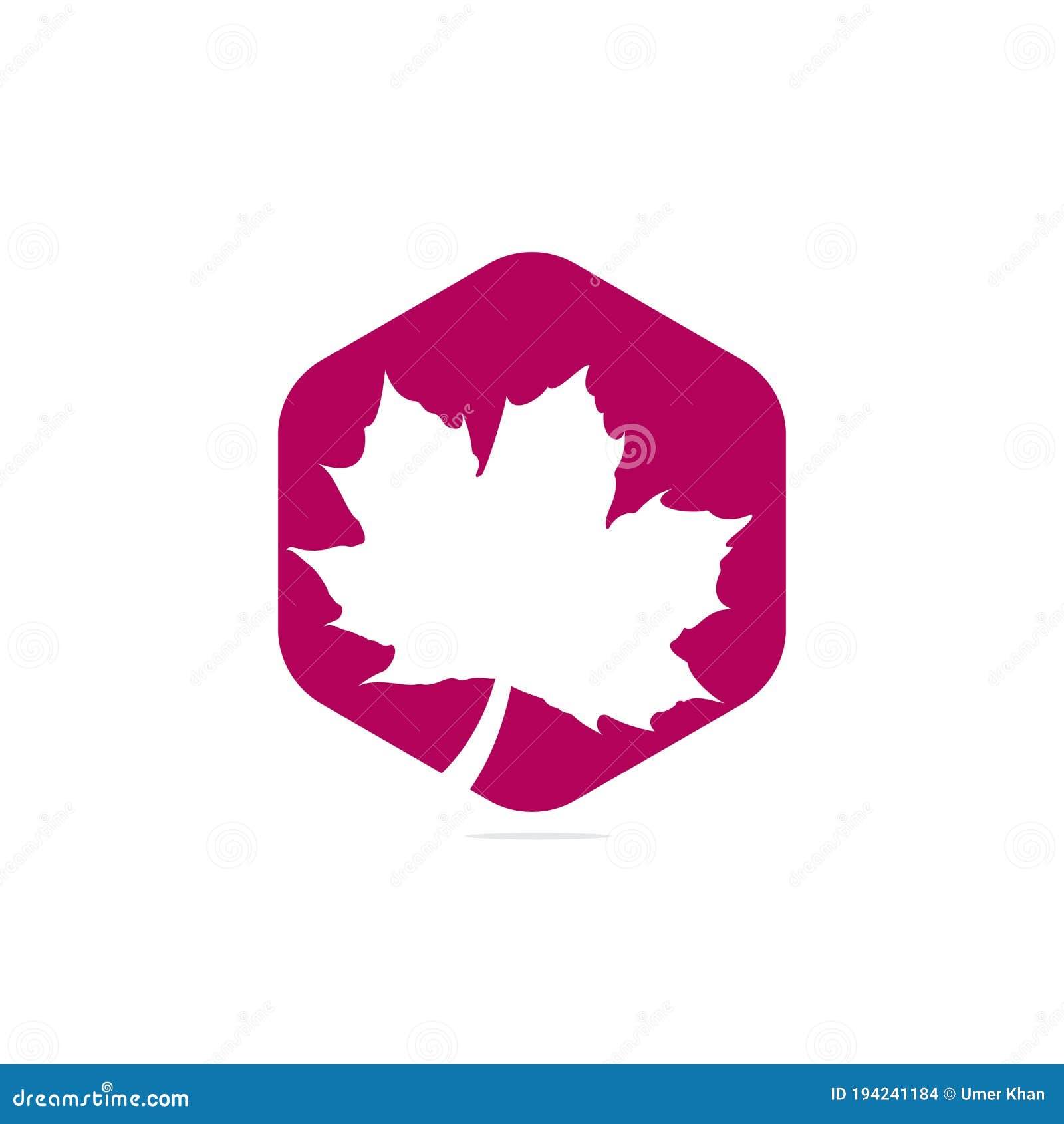 Red Maple Leaf Logo Icon Design Template Stock Vector - Illustration of ...