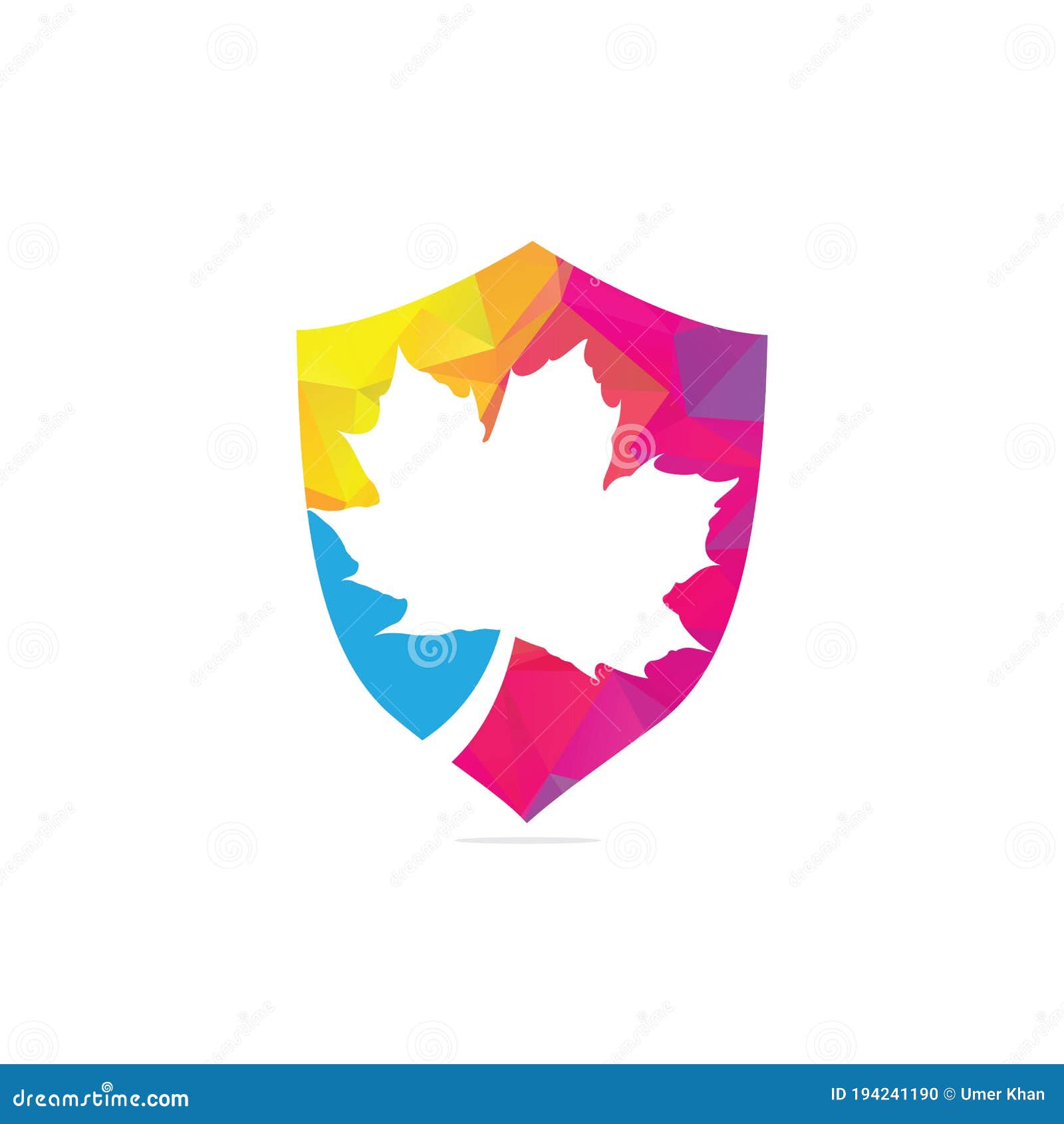 Red Maple Leaf Logo Icon Design Template Stock Vector - Illustration of ...
