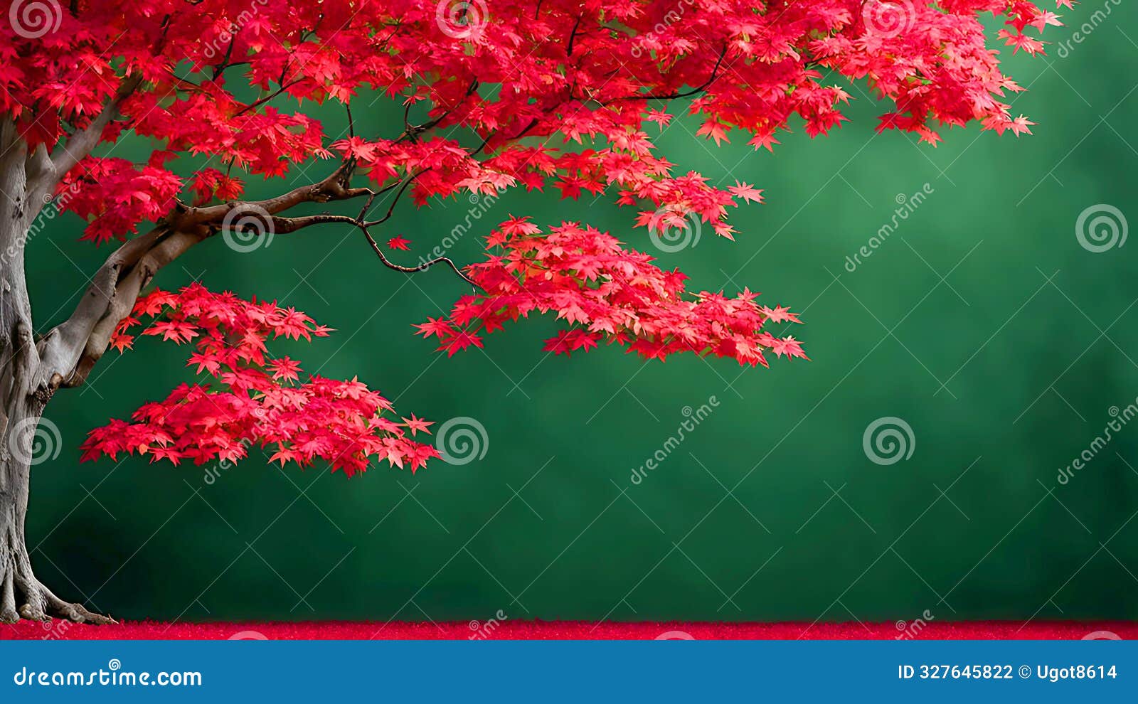 Red Maple Tree Have a Expansive Branches, and a Lush Canopy of Leaves ...