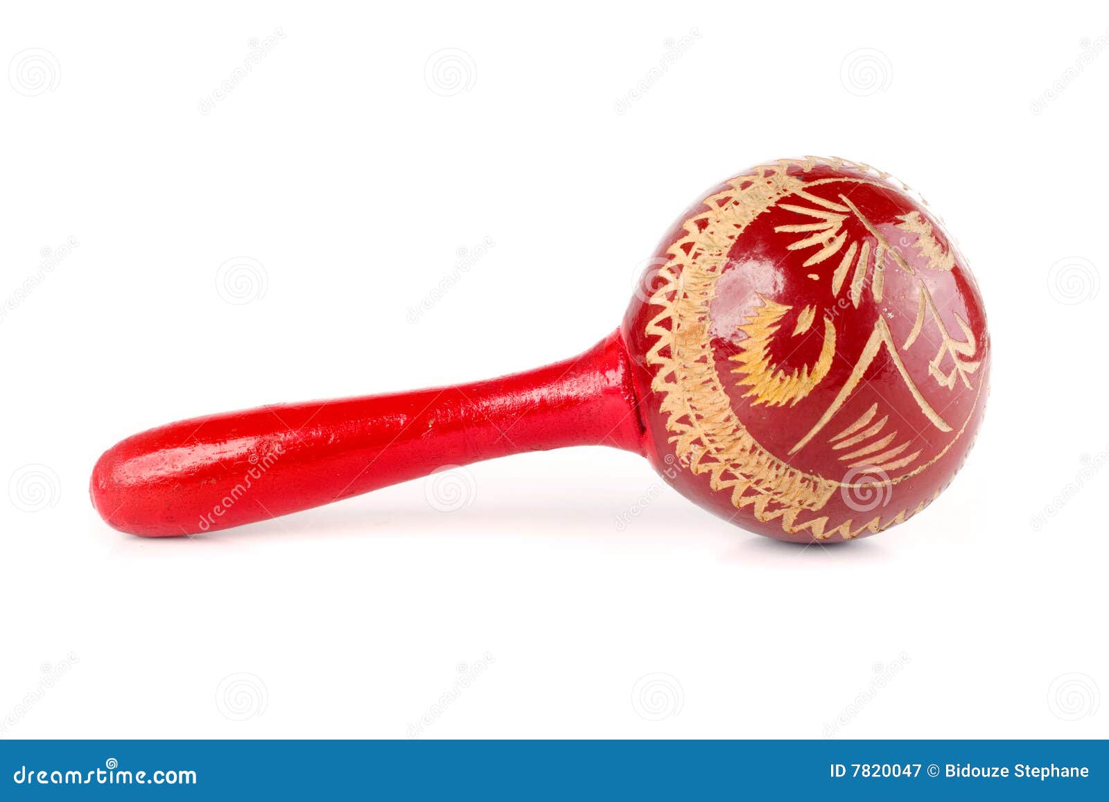 Red maracas stock image. Image of traditional, culture - 7820047