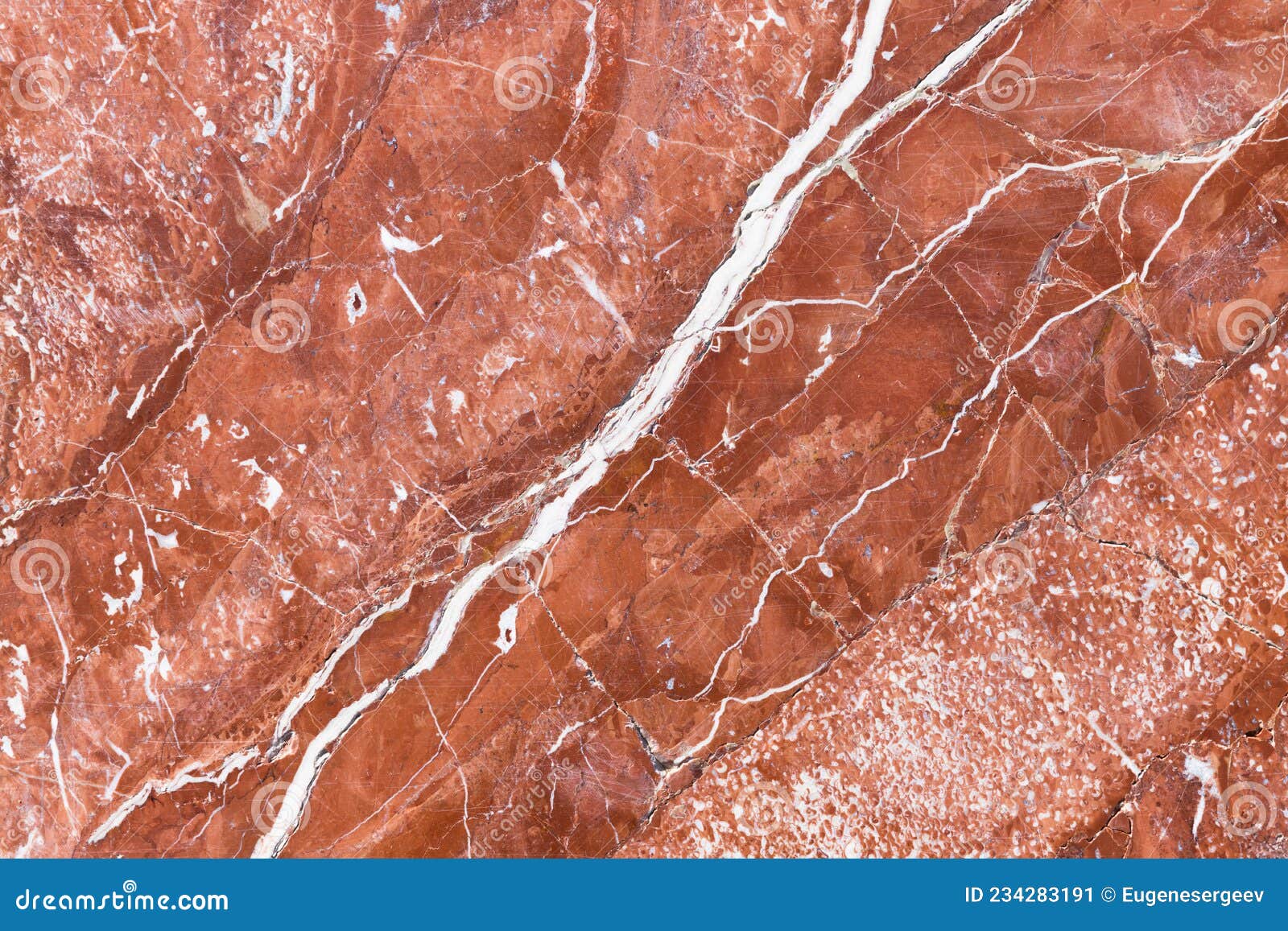 Red Marble Pattern with White Veins. Close-up Photo Texture Stock Image ...