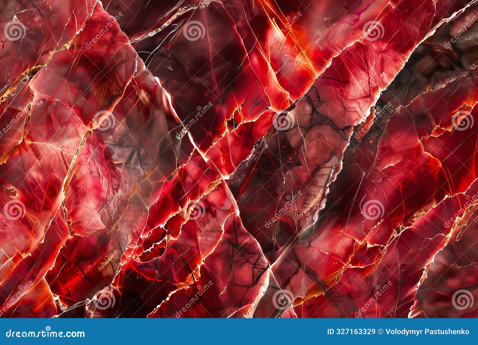 A Red Marble Texture with Black and White Lines Stock Image - Image of ...