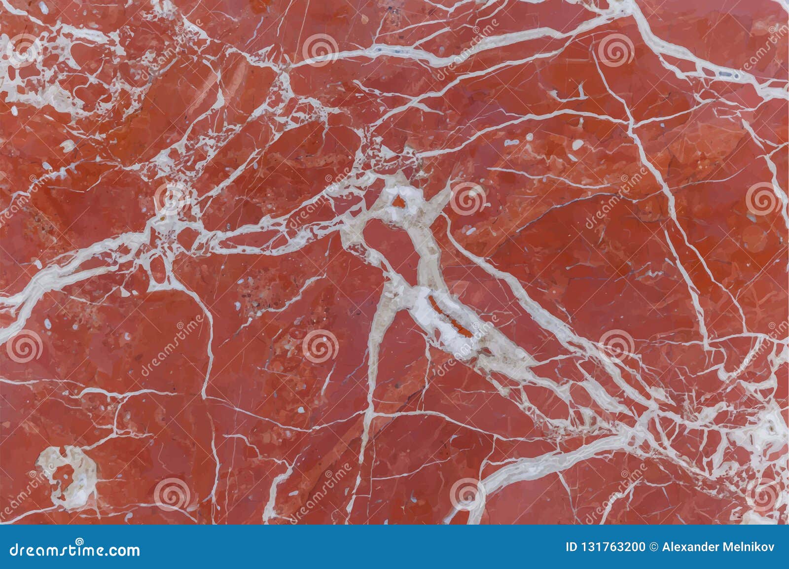 Red marble texture stock vector. Illustration of hand - 131763200