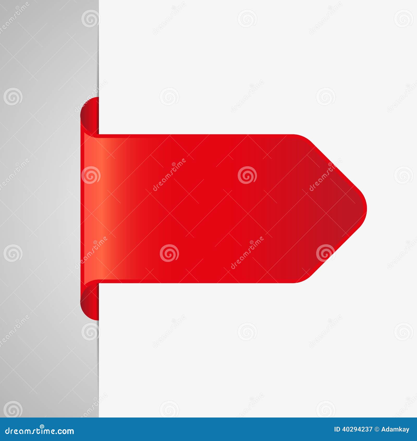 Red Mark stock vector. Illustration of discount, margin - 40294237
