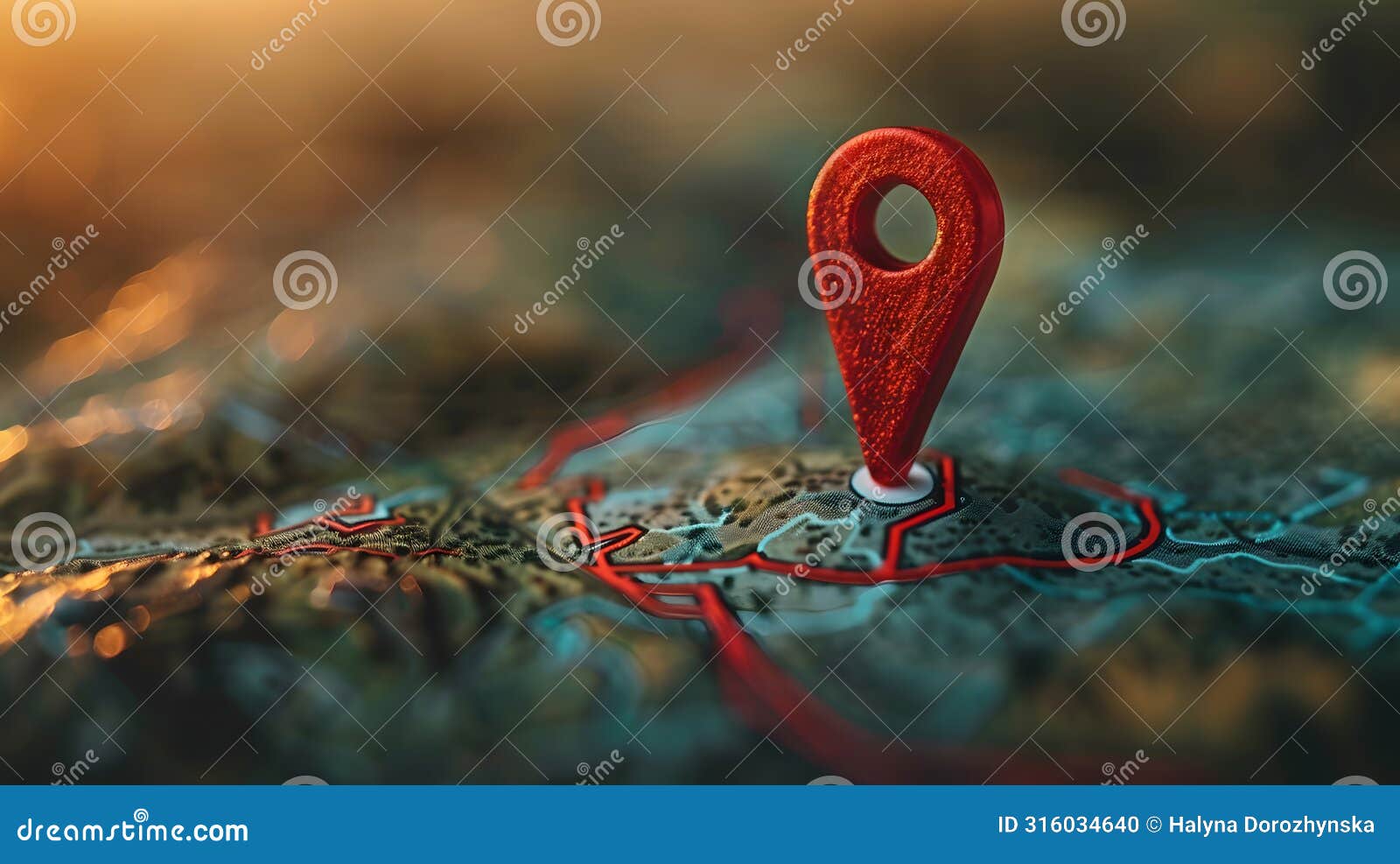 Pinpointing A Location On The Map Royalty-Free Stock Image ...