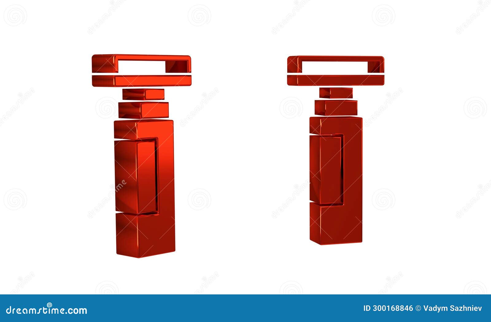 Red Marker Pen Icon Isolated on Transparent Background. Stock ...