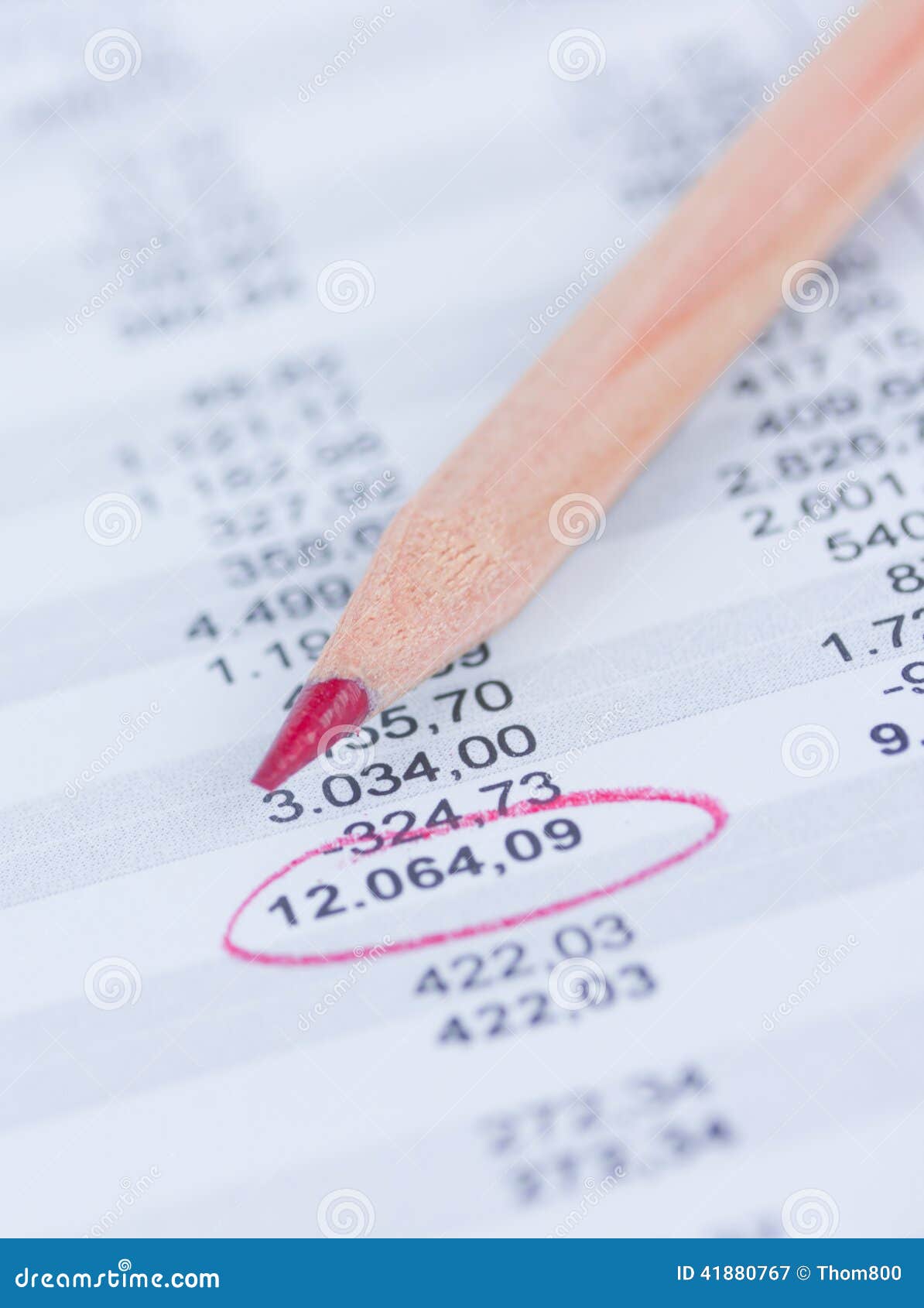 Red marking stock image. Image of paper, note, number - 41880767