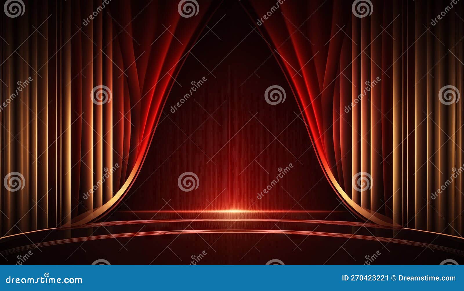 Red Maroon Golden Curtain Stage Award Background. Trophy On Red Carpet ... Red Maroon Golden Curtain Stage Award Background. Trophy On Red Carpet ...